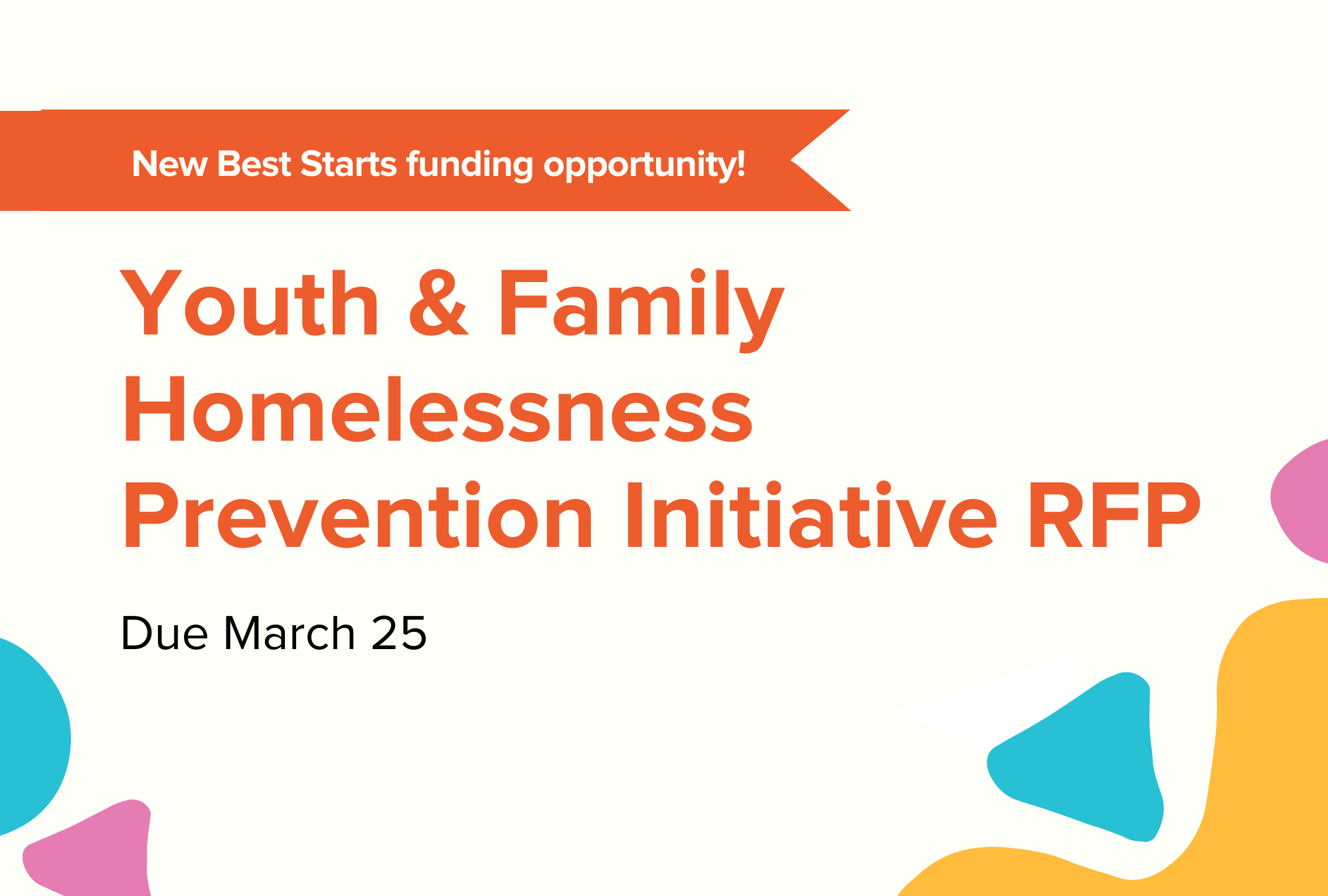 Now accepting applications: Youth and Family Homelessness Prevention ...