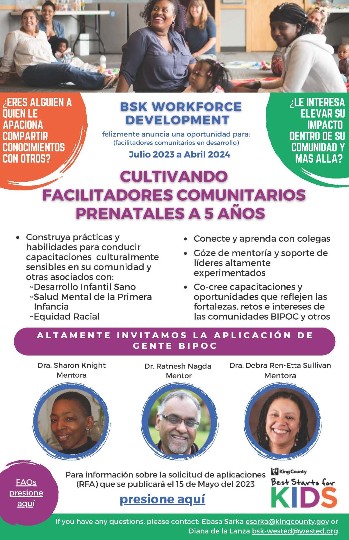 Funding opportunity: WestEd accepting applications for Cultivating Prenatal to 5 Community-Based ...